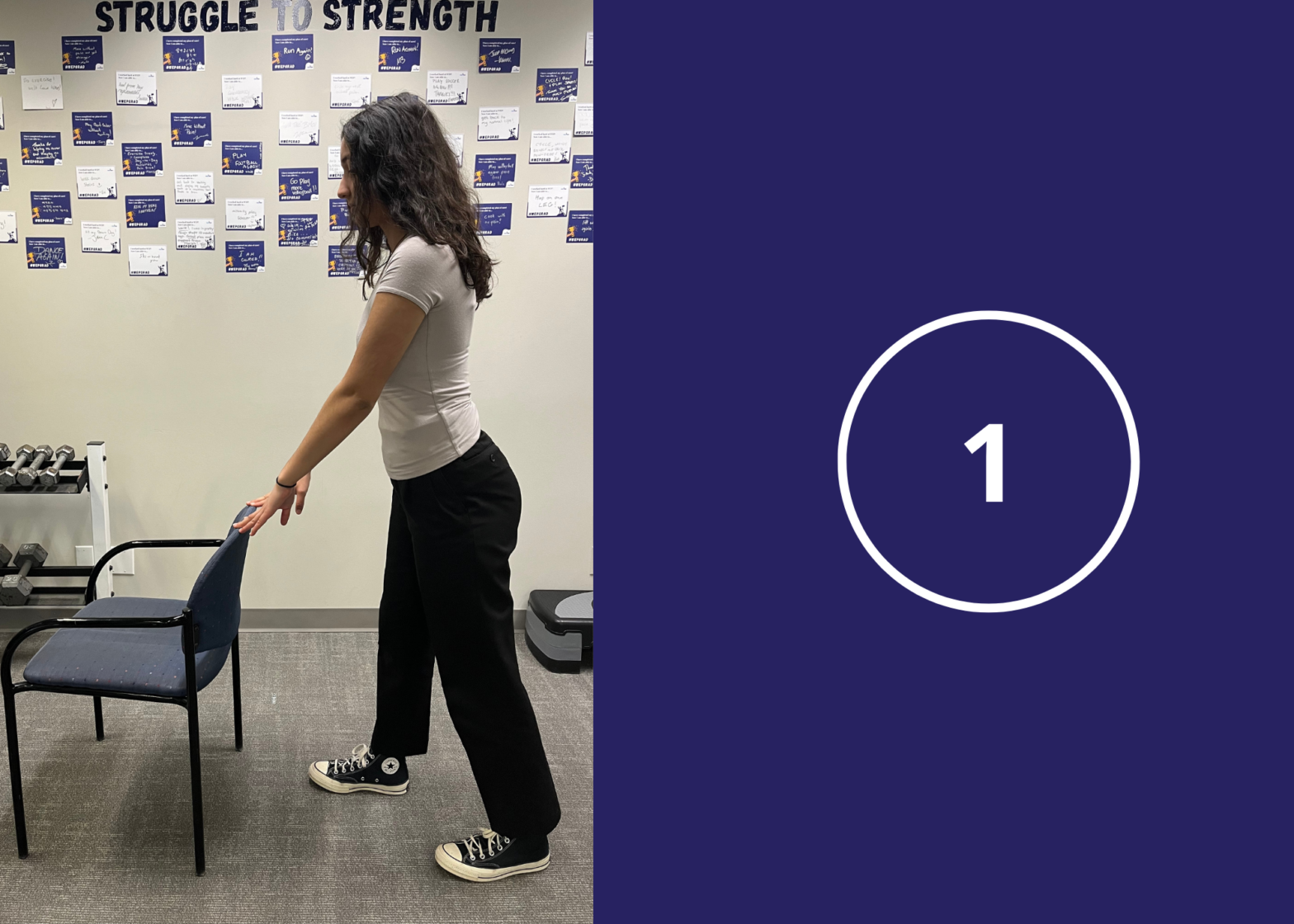 Standing Back Stretch - West End Physiotherapy
