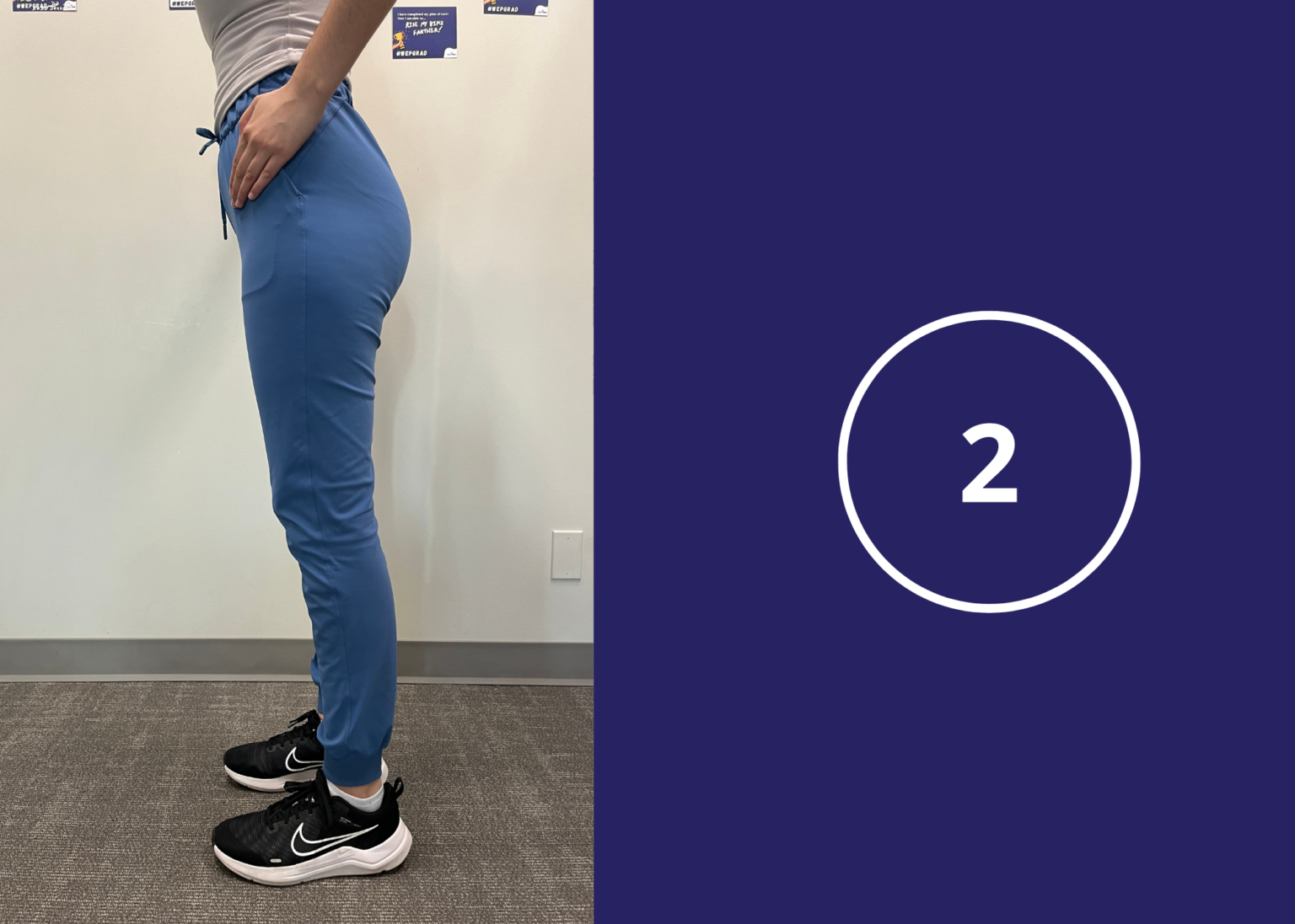 Pelvic Floor Exercise - Heel Drops - West End Physiotherapy